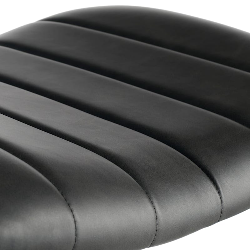 Crosby St. Jude Black Backless Barstool 30in | Black Backless Barstool ...