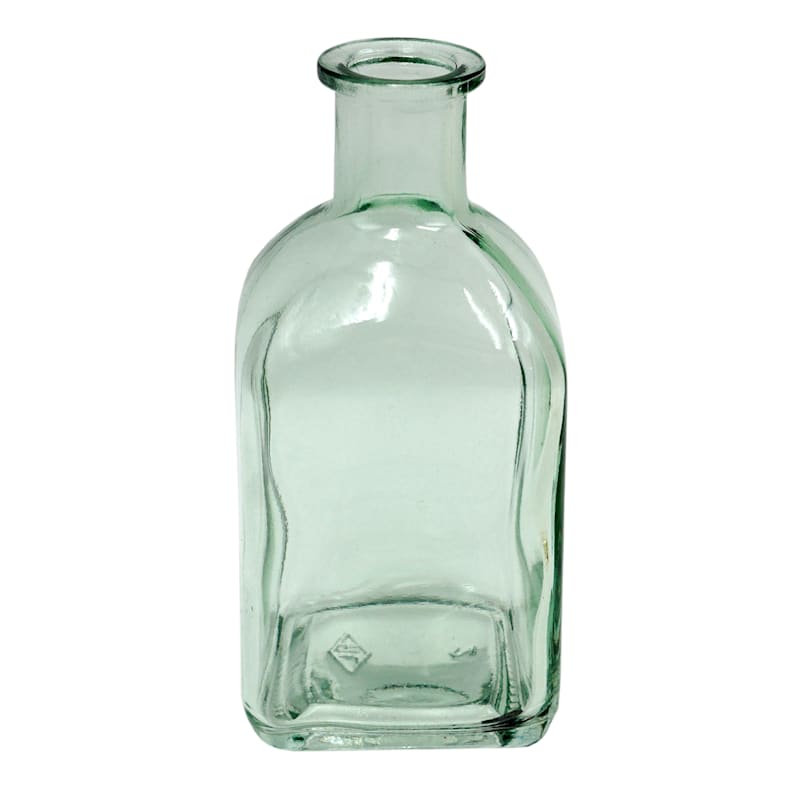 Green Glass Bud Vase 5