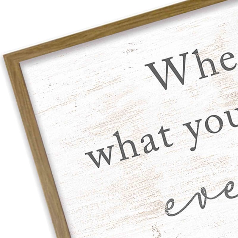 Framed Everything You Need Textured Wall Sign, 18x30