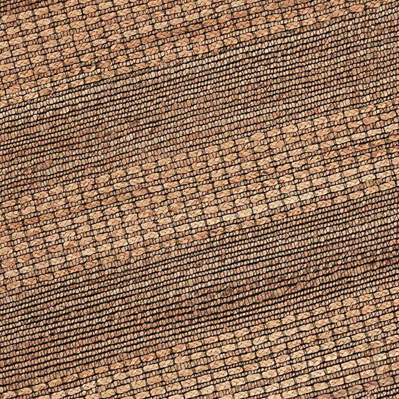 Found & Fable Aaron Brown & Natural Striped Jute Accent Rug 3x5 | Home ...