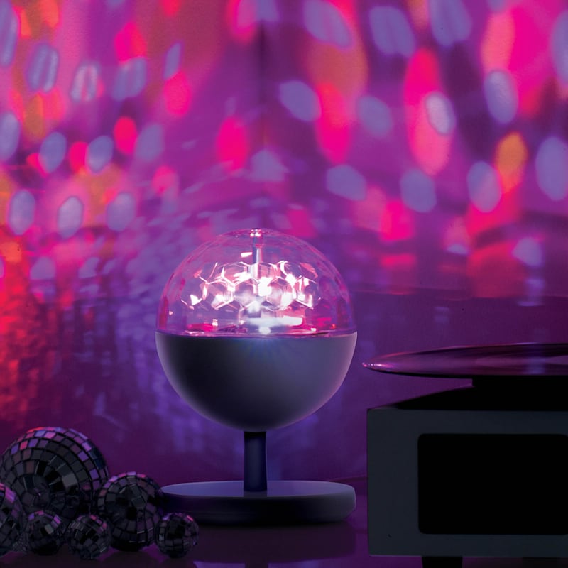 Spinning Party Light with Remote, 6.5"