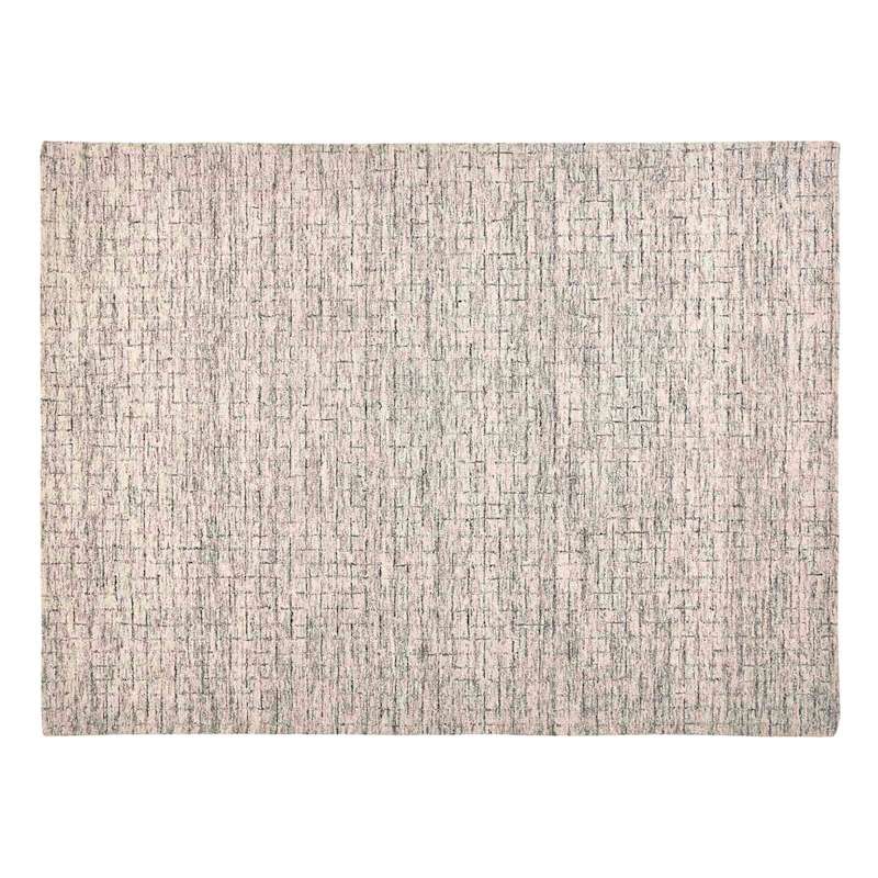 (A517) Crosby St. Tahoe Neutral Grey Textured Abstract Accent Rug, 2x4