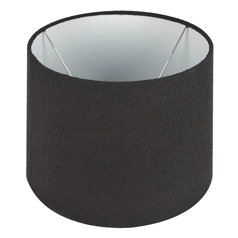 Crosby St. Black Boucle Lamp Shade, 12x14x10