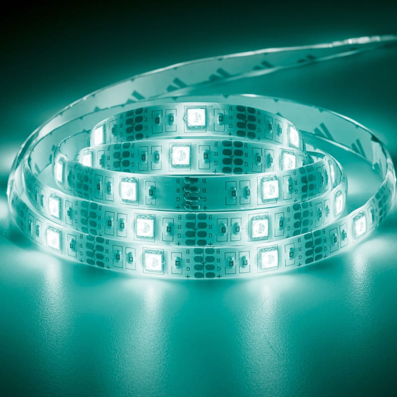 Flexible Multicolor LED Strip Light, 10'