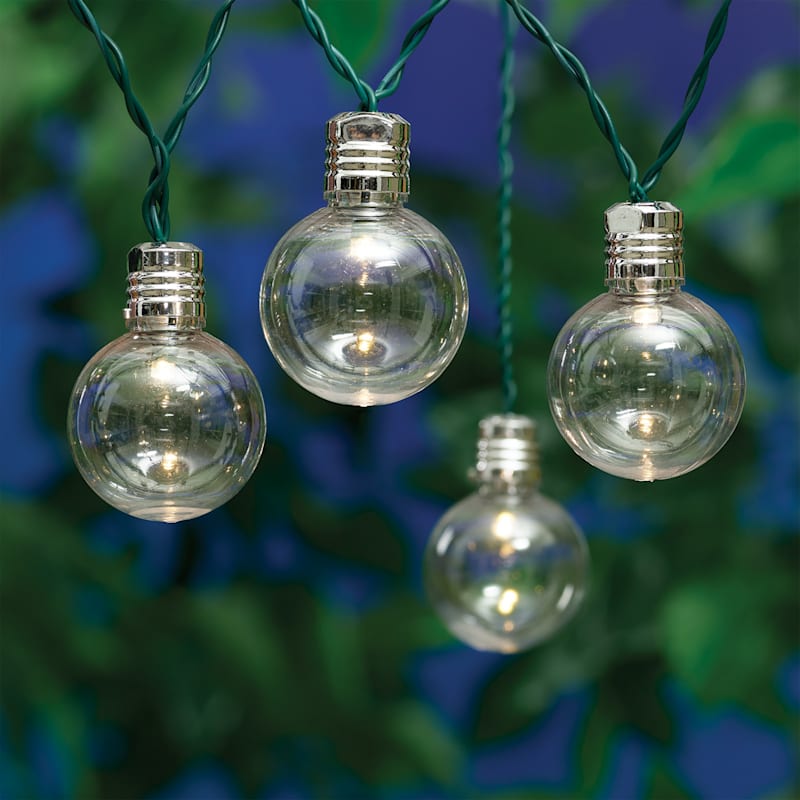 15-Count Solar LED Globe String Light - Lighting | At Home