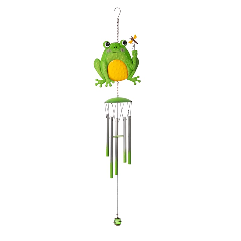 Frog Metal Wind Chime, 29" | At Home