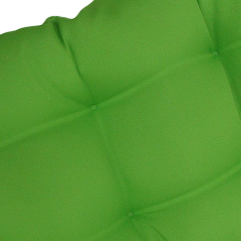 Kiwi Green Canvas Outdoor Wicker Settee Cushion