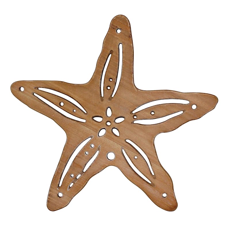 Ty Pennington Wooden Starfish Wall Decor, 13"