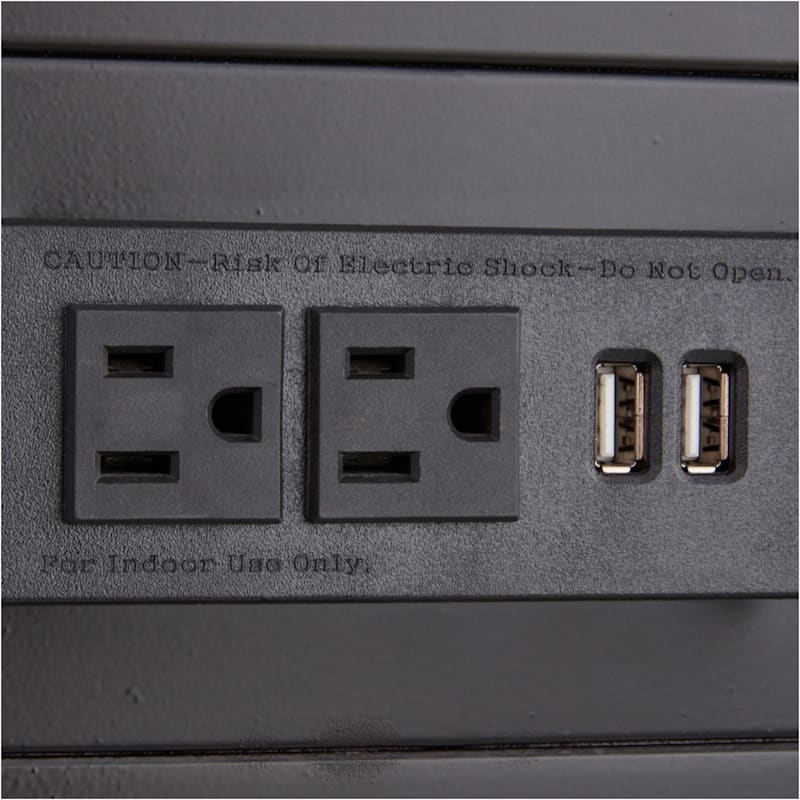 Black Metal USB C-Table | At Home