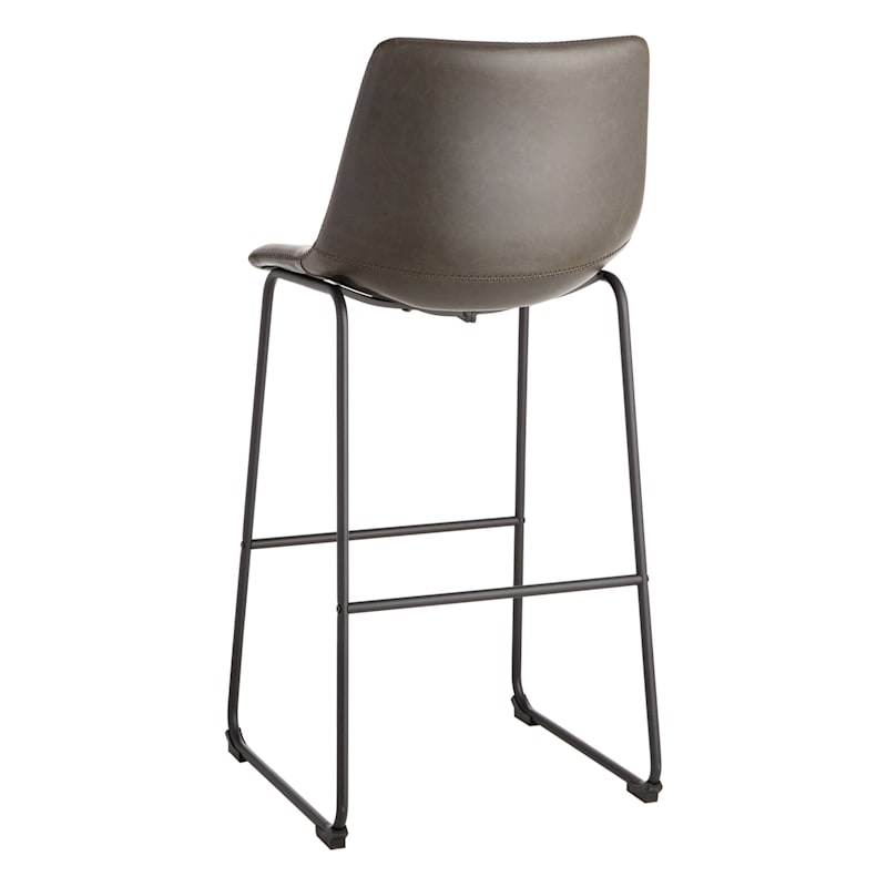 Crosby St. Drake Barstool Dark Grey | Dark Grey Barstool | At Home