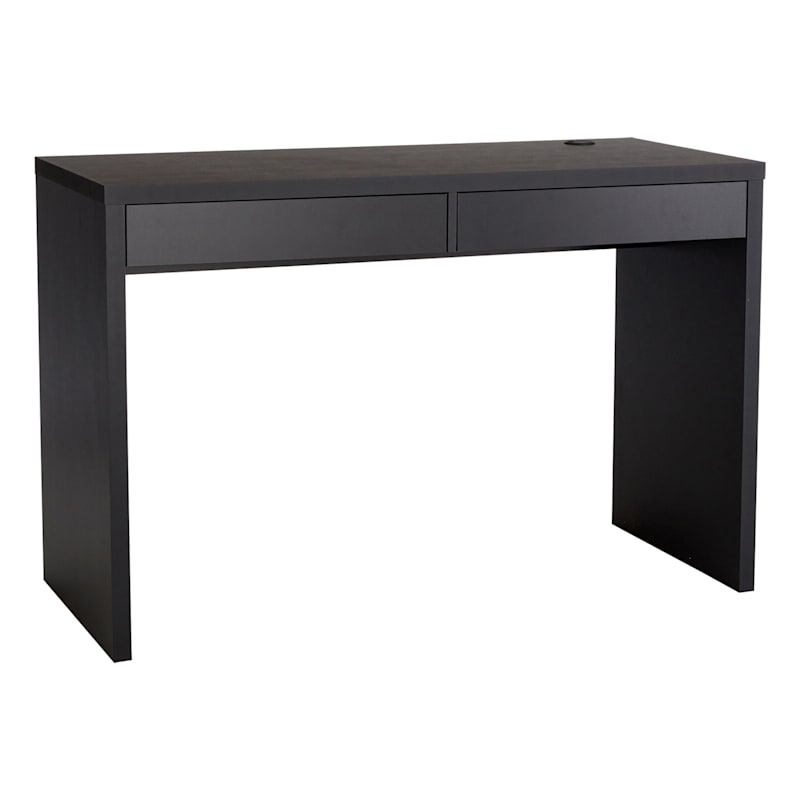 Black desk wood store