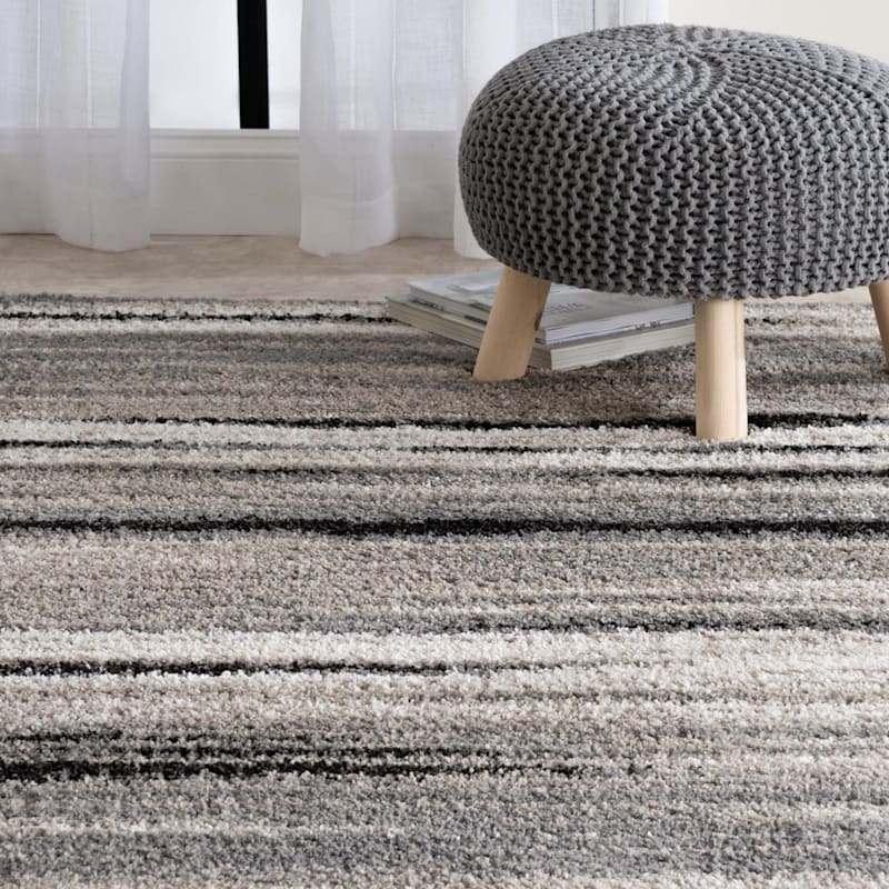 Tulsa Iron Multicolor Shag Area Rug 5x7 | At Home