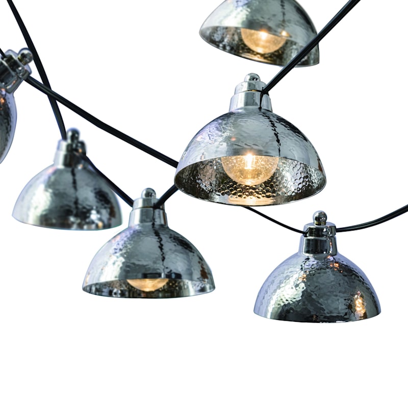 10-Count Metal Lantern String Light Set - Lighting | At Home