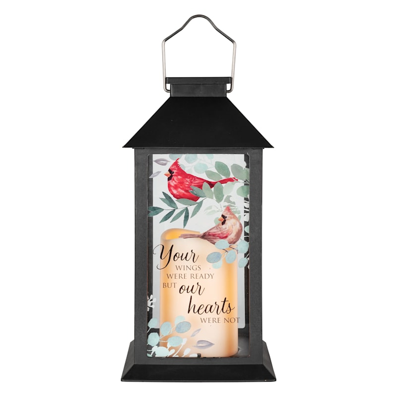 Cardinal Solar Outdoor Lantern, 13" | At Home