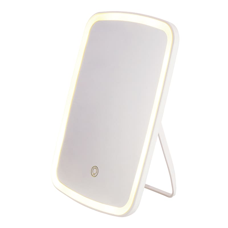 3 LED Light Options Table Mirror