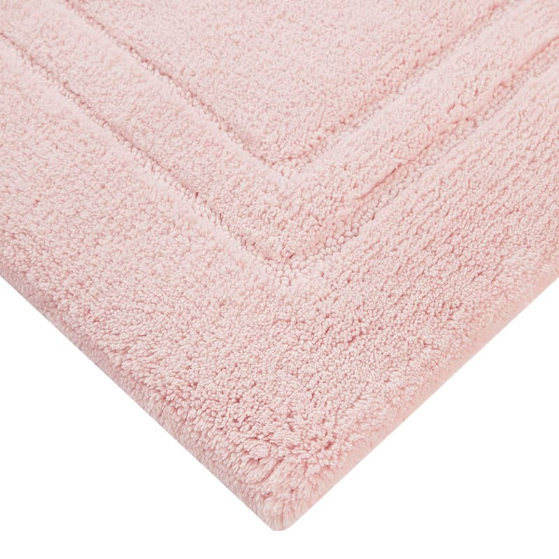 Honeybloom Racetrack Pink Bath Rug, 17x24