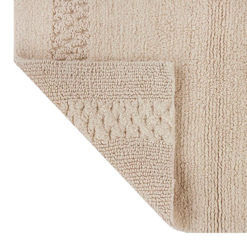 Providence Reversible Tan Bath Rug 17x24 | Bath Decor | At Home