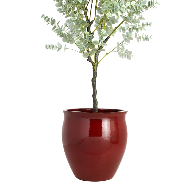 Red Flare Outdoor Planter, Large | At Home