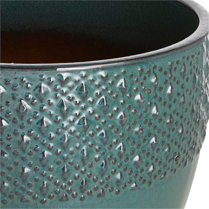 Ross Turquoise Outdoor Planter, Extra Large | At Home