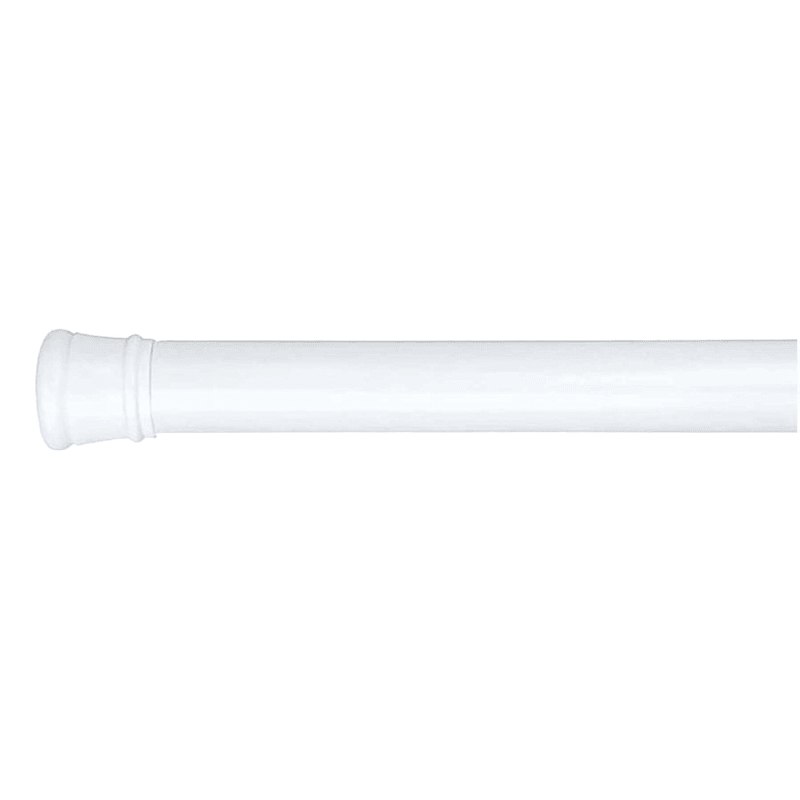 White Metal Tension Rod, 41-76"