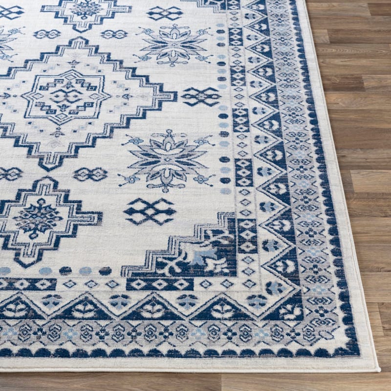 Roma Blue Medallion Accent Rug 3x5 | Accent Rugs | At Home