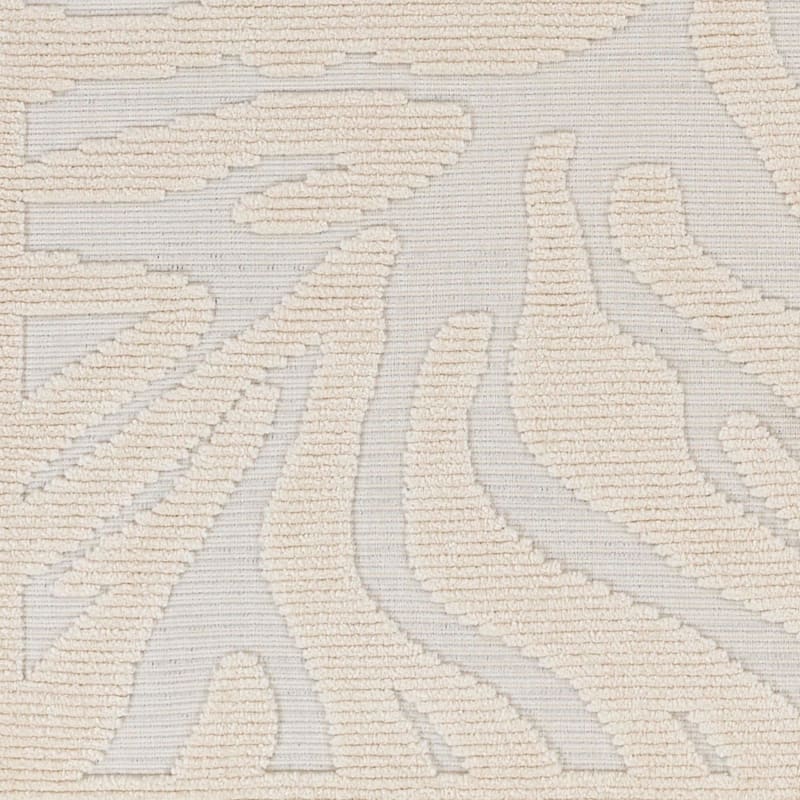 Lyna Ivory Zebra Design Washable Area Rug 5x7 | At Home