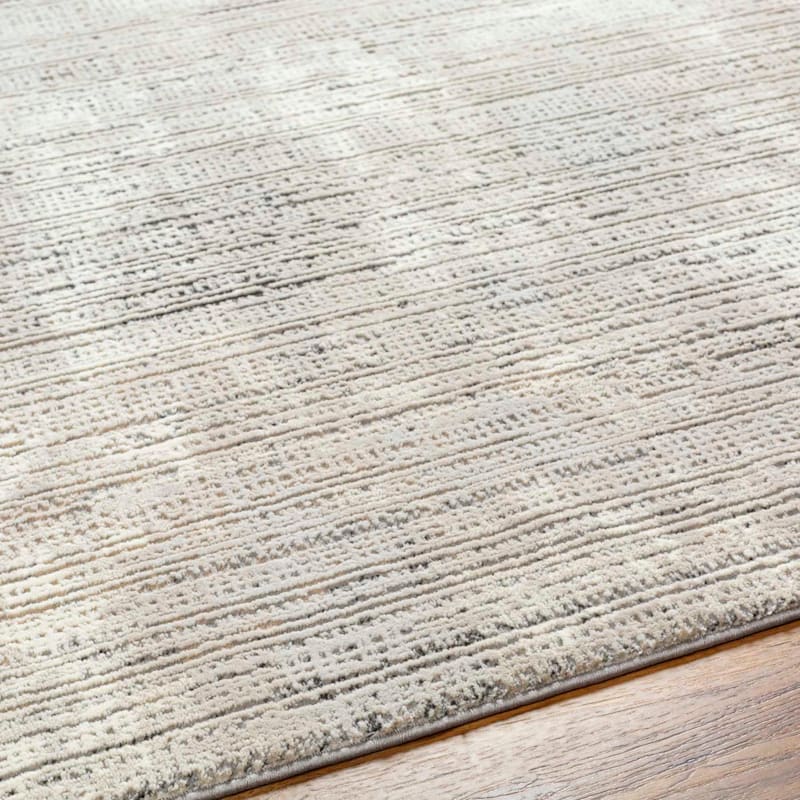 Alder Taupe High Low Washable Area Rug 8x10 | Washable Rugs | At Home