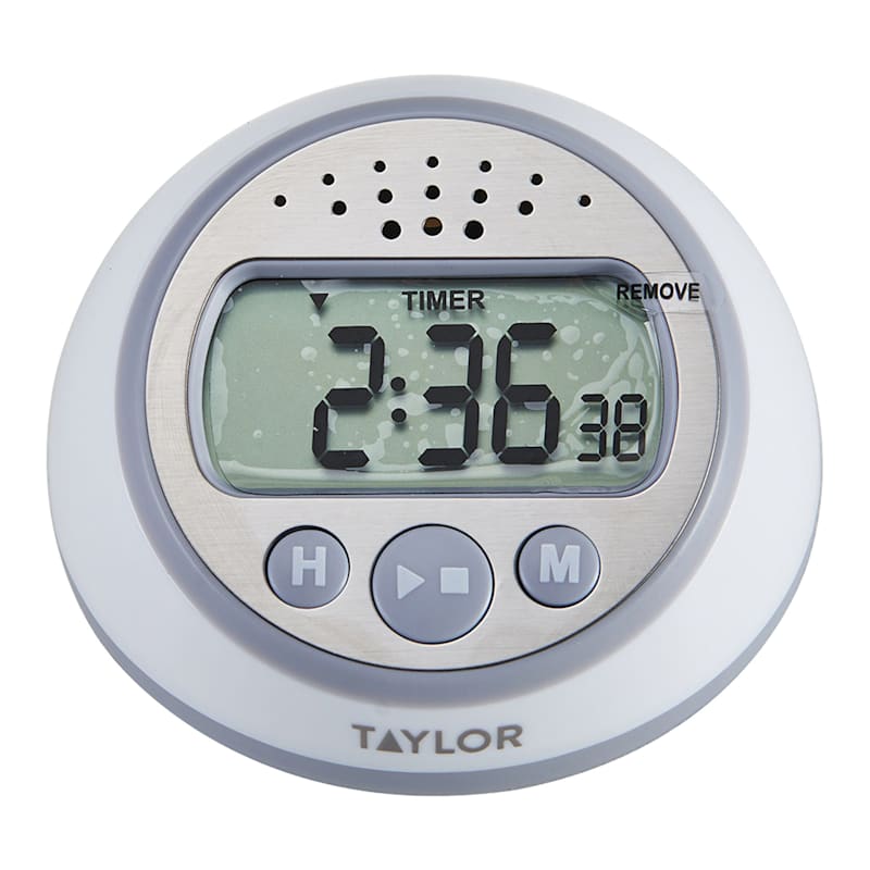 Taylor Super Loud (95DB) Digital Timer, White
