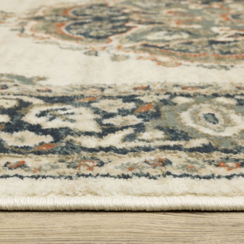 Frisco Natural Abstract Runner 2x5 | At Home