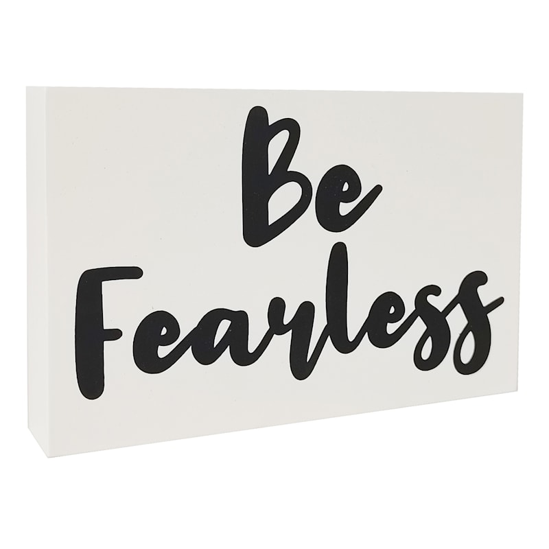 Tiny Dreamers Be Fearless Sign, 8x5