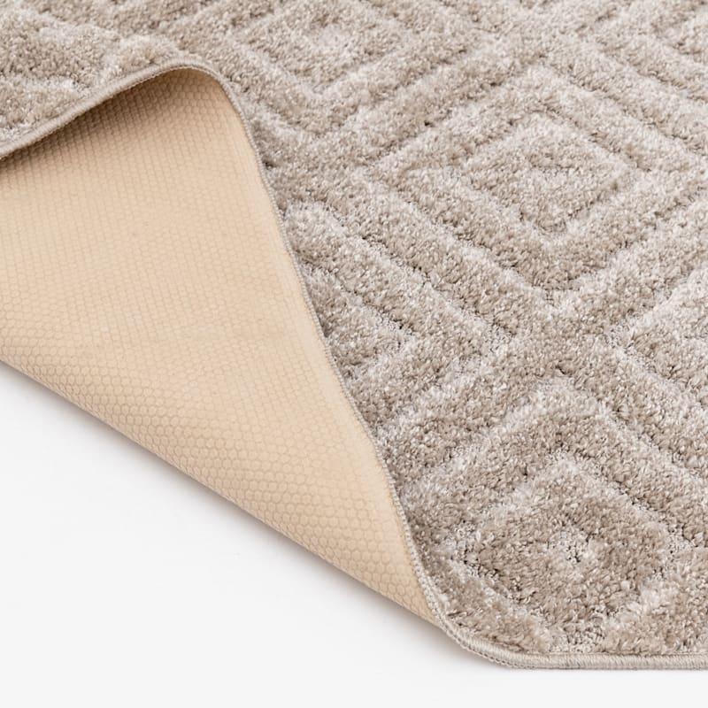 (D604) Waterford Ronin Parchment Area Rug, 8x9