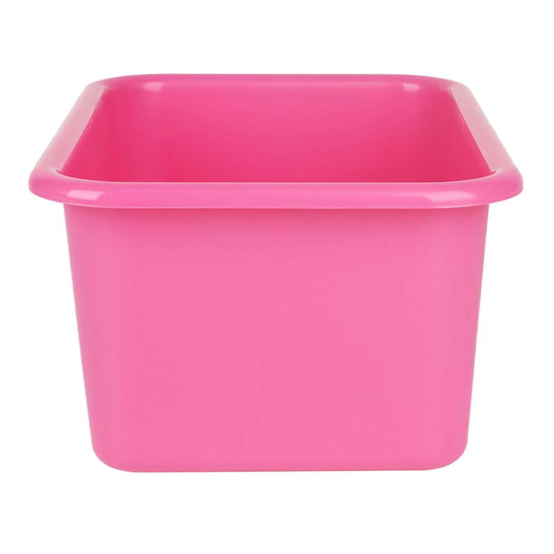 Kids Pink Storage Bin, Small