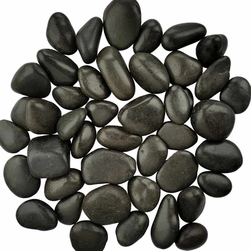 Black Decorative Outdoor Fountain Rocks, 15lb | At Home
