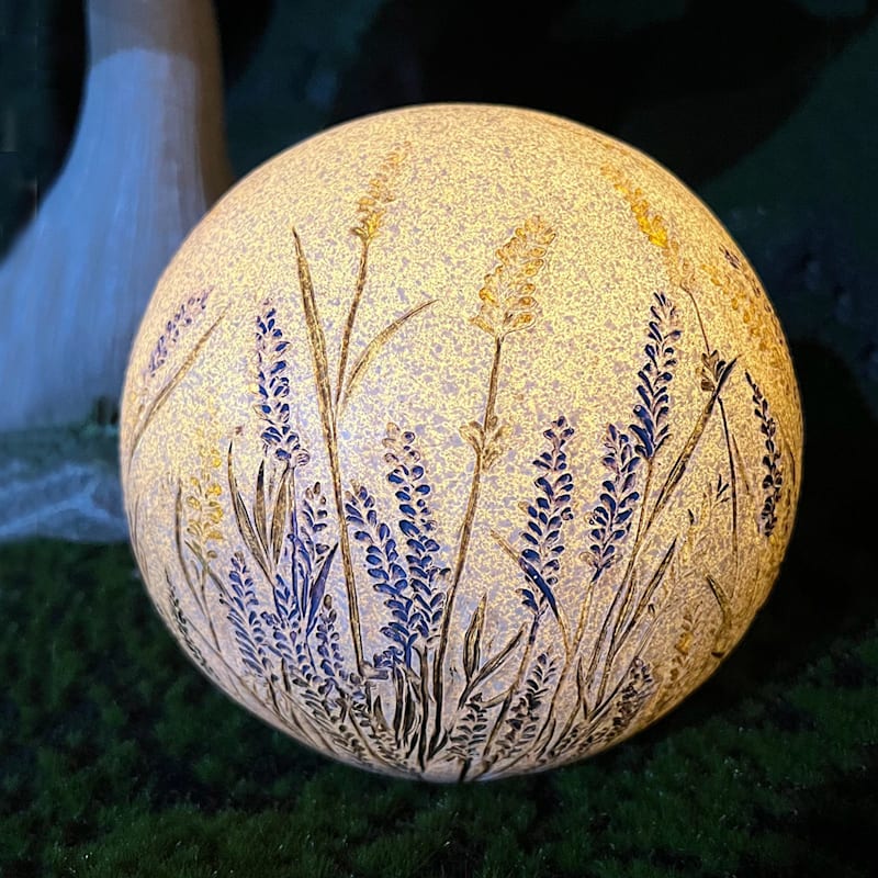 Floral LED Outdoor Garden Gazing Ball - Decor | At Home