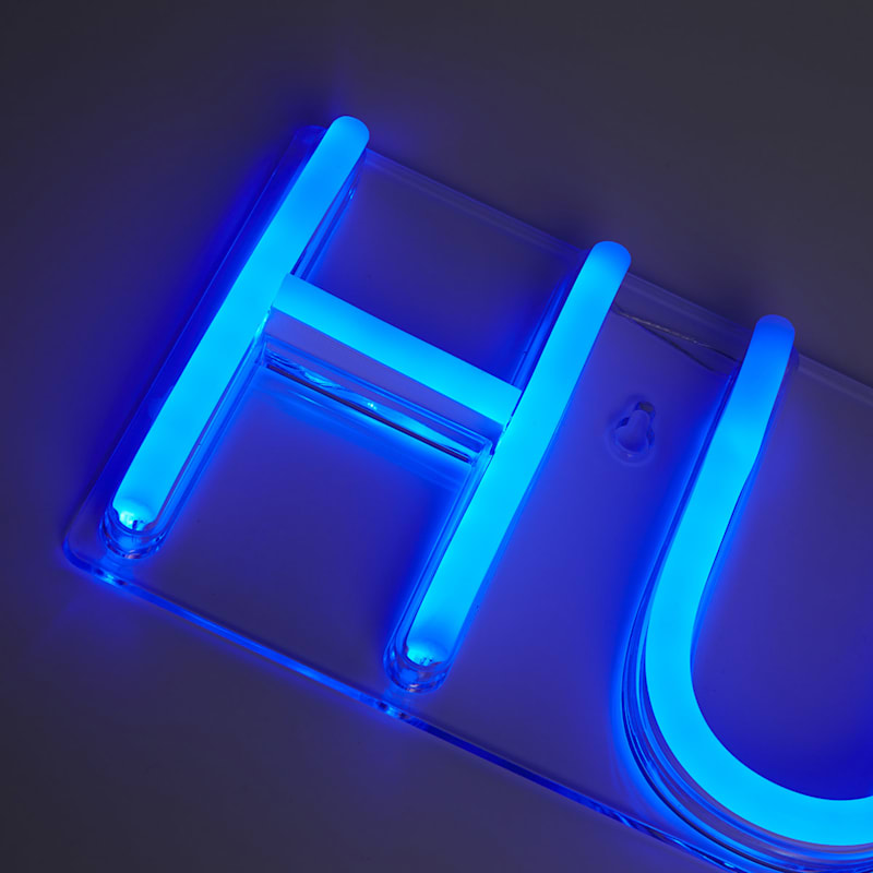 Hustle Neon Wall Sign