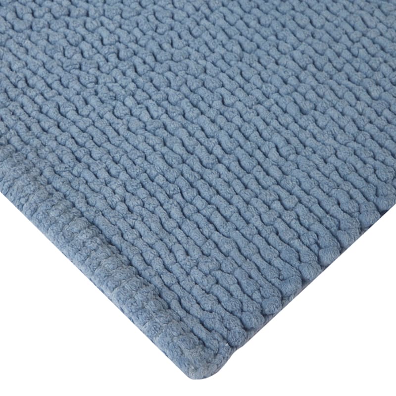 Honeybloom Braided Blue Bath Rug 17x24 | Bath Decor | At Home