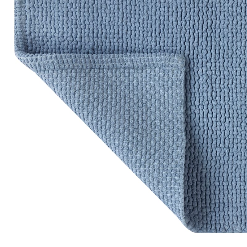 Honeybloom Braided Blue Bath Rug 17x24 | Bath Decor | At Home