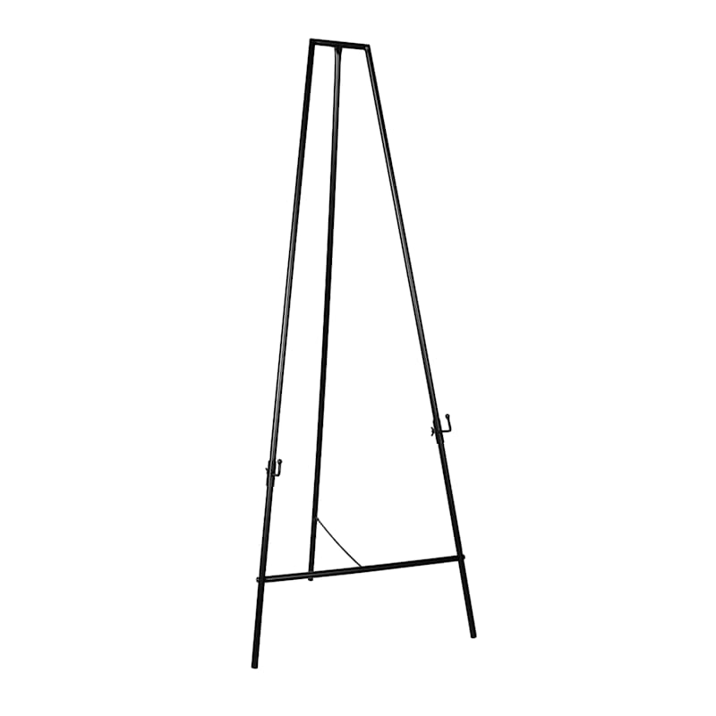 Black Metal Easel, 58"