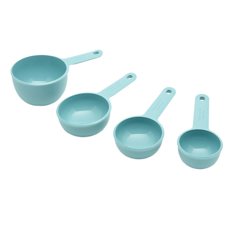 KitchenAid Set of 4 Universal Measuring Cups, Aqua Sky