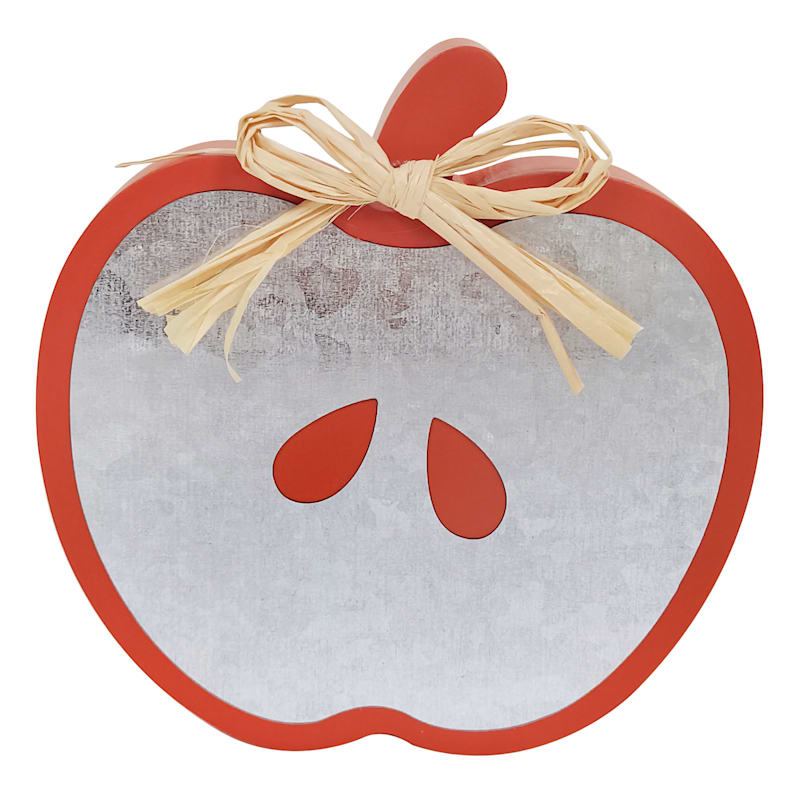 Honeybloom Red Apple Table Decor 4" | At Home