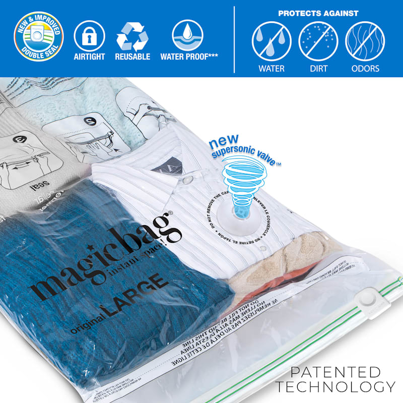 2-Pack Original Flat Magicbag, Large