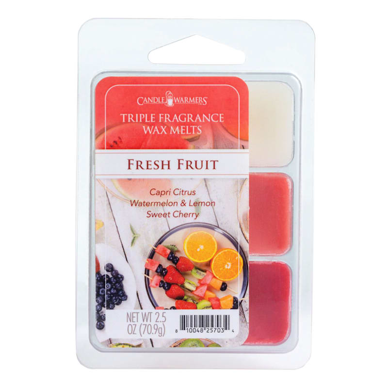Fresh Fruit Triple Scented Wax Melts, 2.5oz