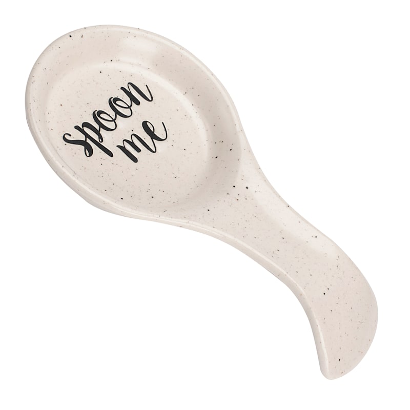 Honeybloom Farmhouse Speckled Stoneware Spoon Me Spoon Rest