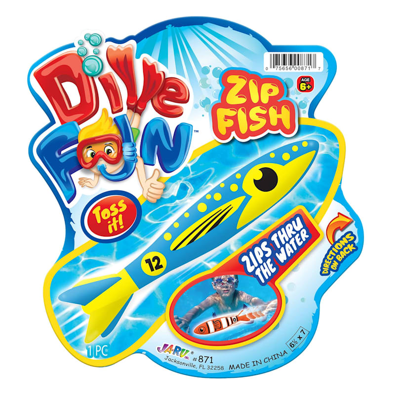 Dive Fun Zip Fish, Assorted Styles