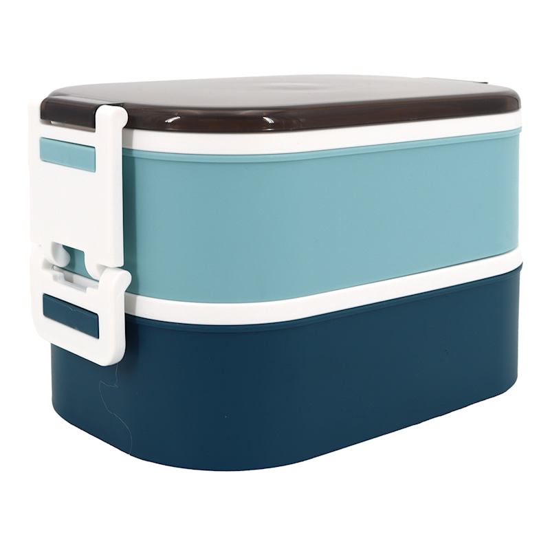 Bento Box Blue Stackable 61oz Lunch Container