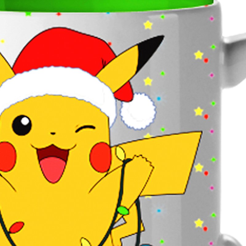 Pikachu Santa Hat Christmas Mug 14oz | Festive Drinkware | At Home