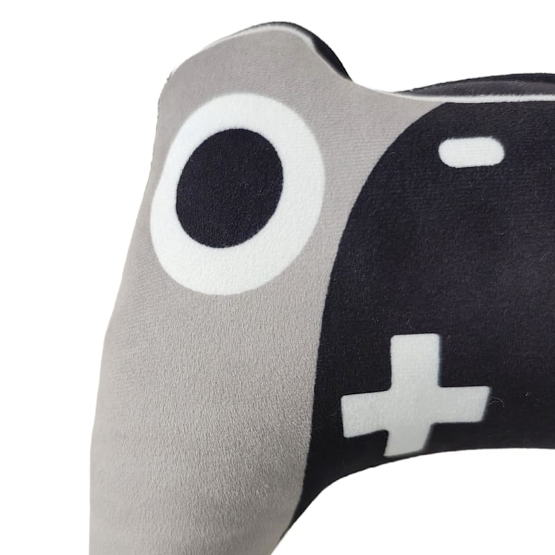Game Controller Shaped Throw Pillow, 9x12