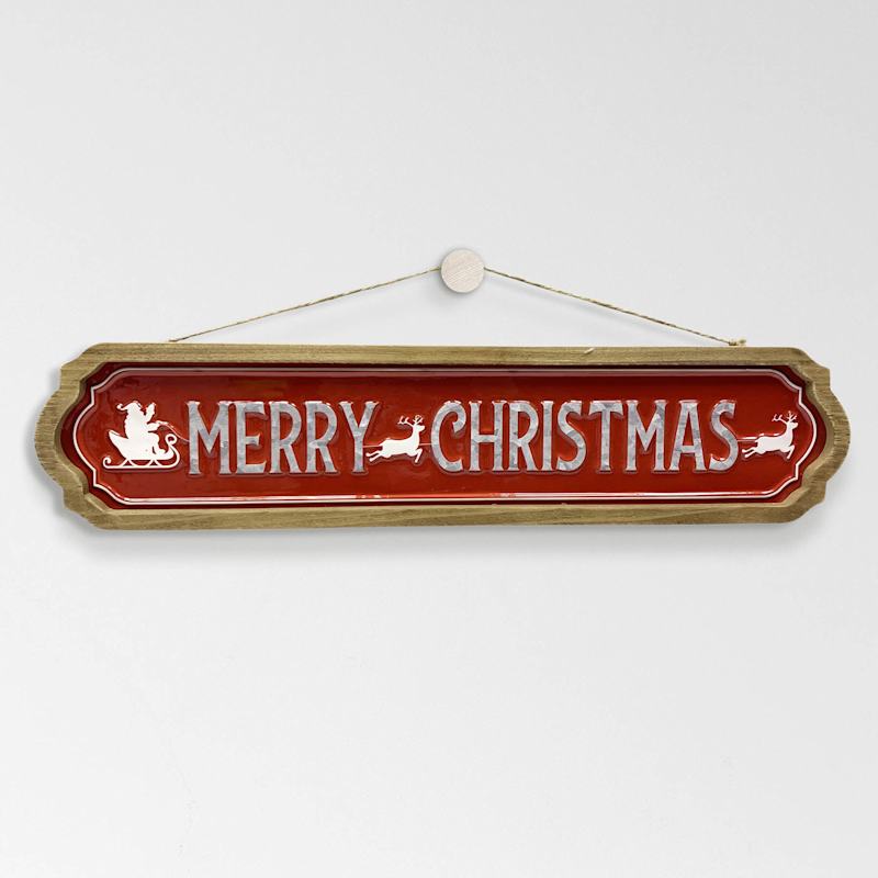 Merry Christmas Wall Decor, 22x5