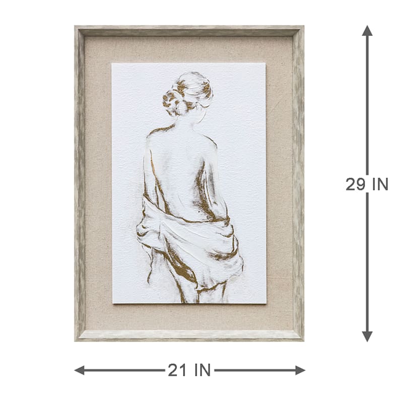 Our Female Figure Canvas Art, 29x21