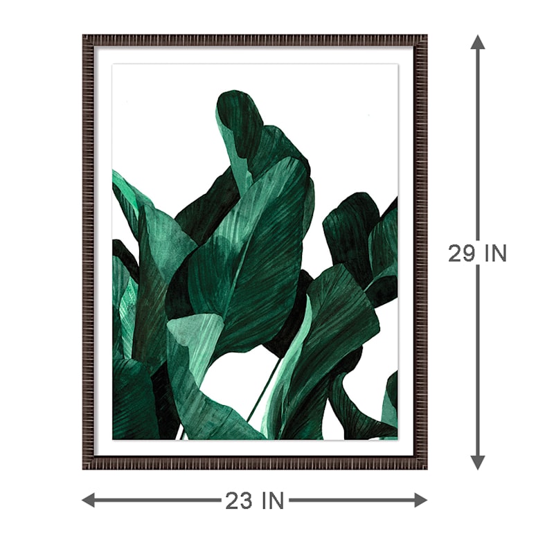 Found & Fable Glass Framed Palm Print Wall Art, 23x29